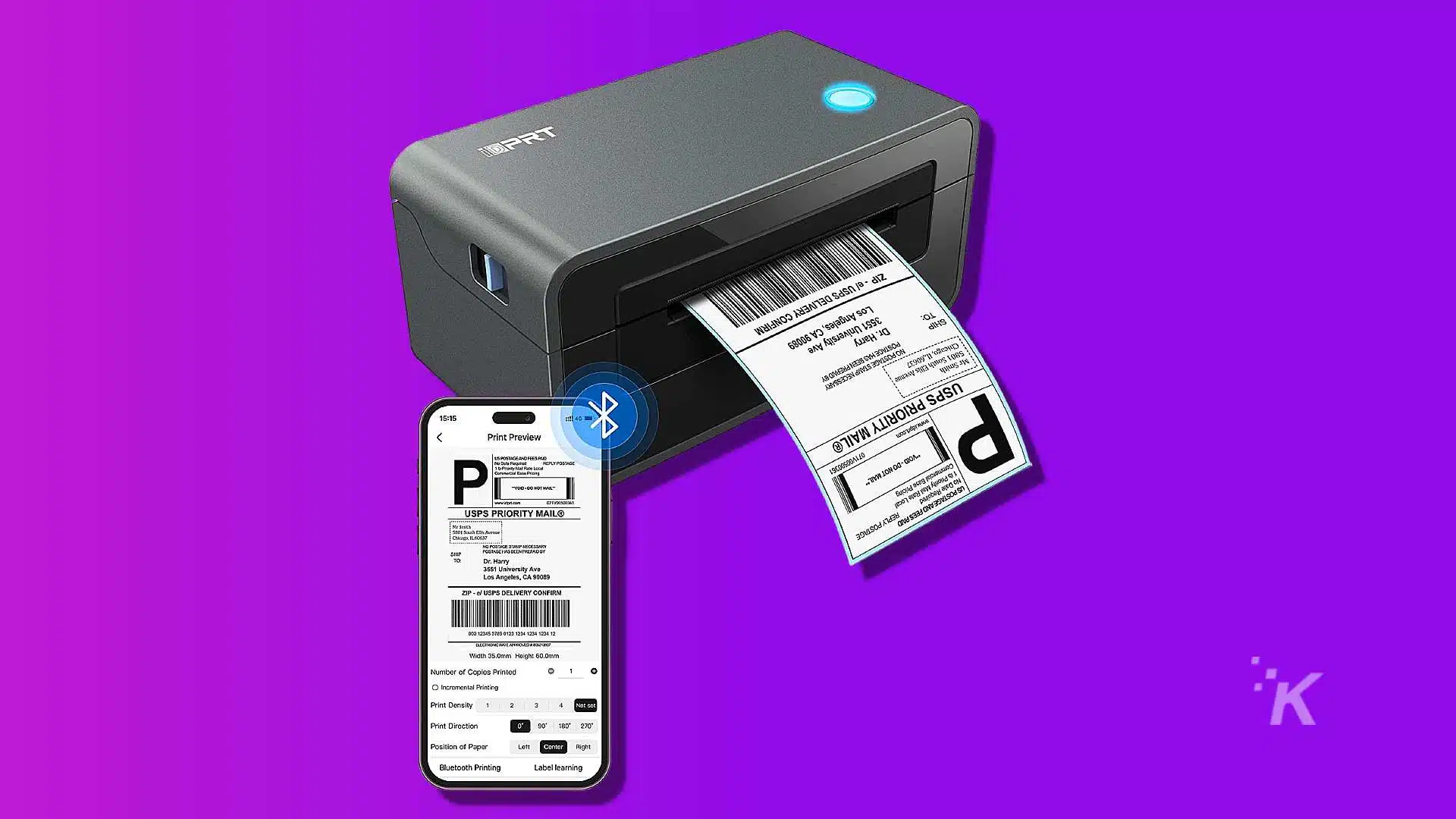 Get this highly-rated shipping label printer for $105 | KnowTechie