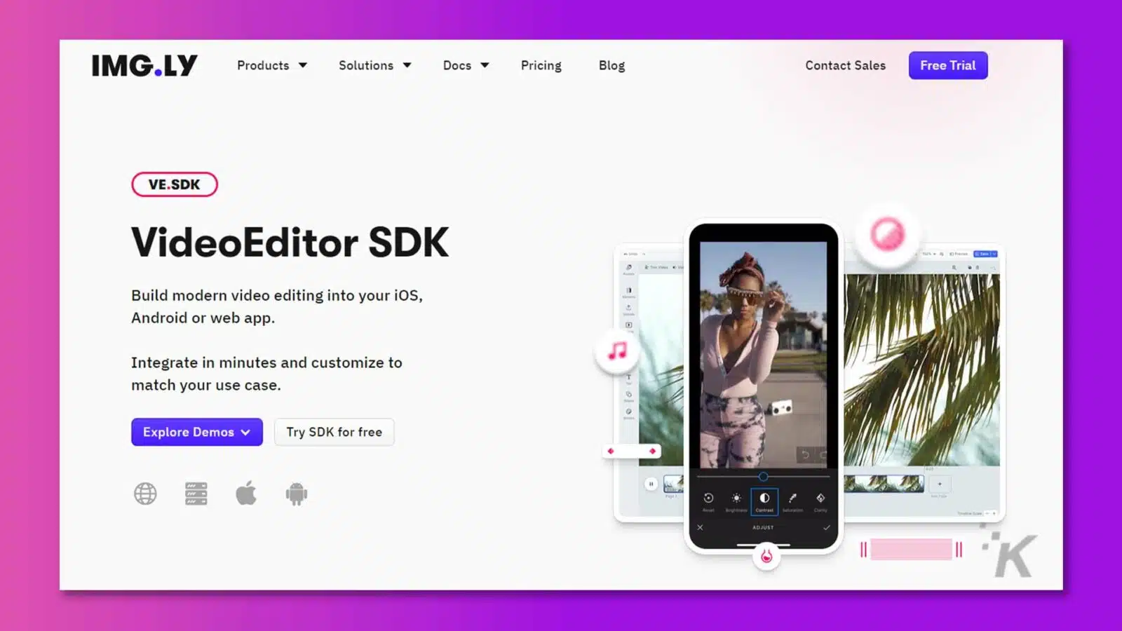 Best video editing SDKs to build an app