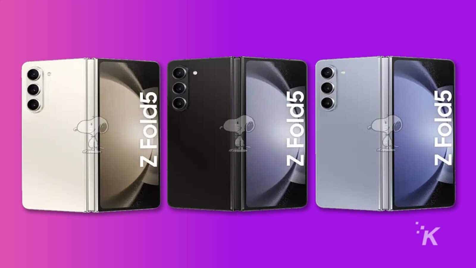 Galaxy Z Fold 5 leak unveils colors and specs a month ahead of launch