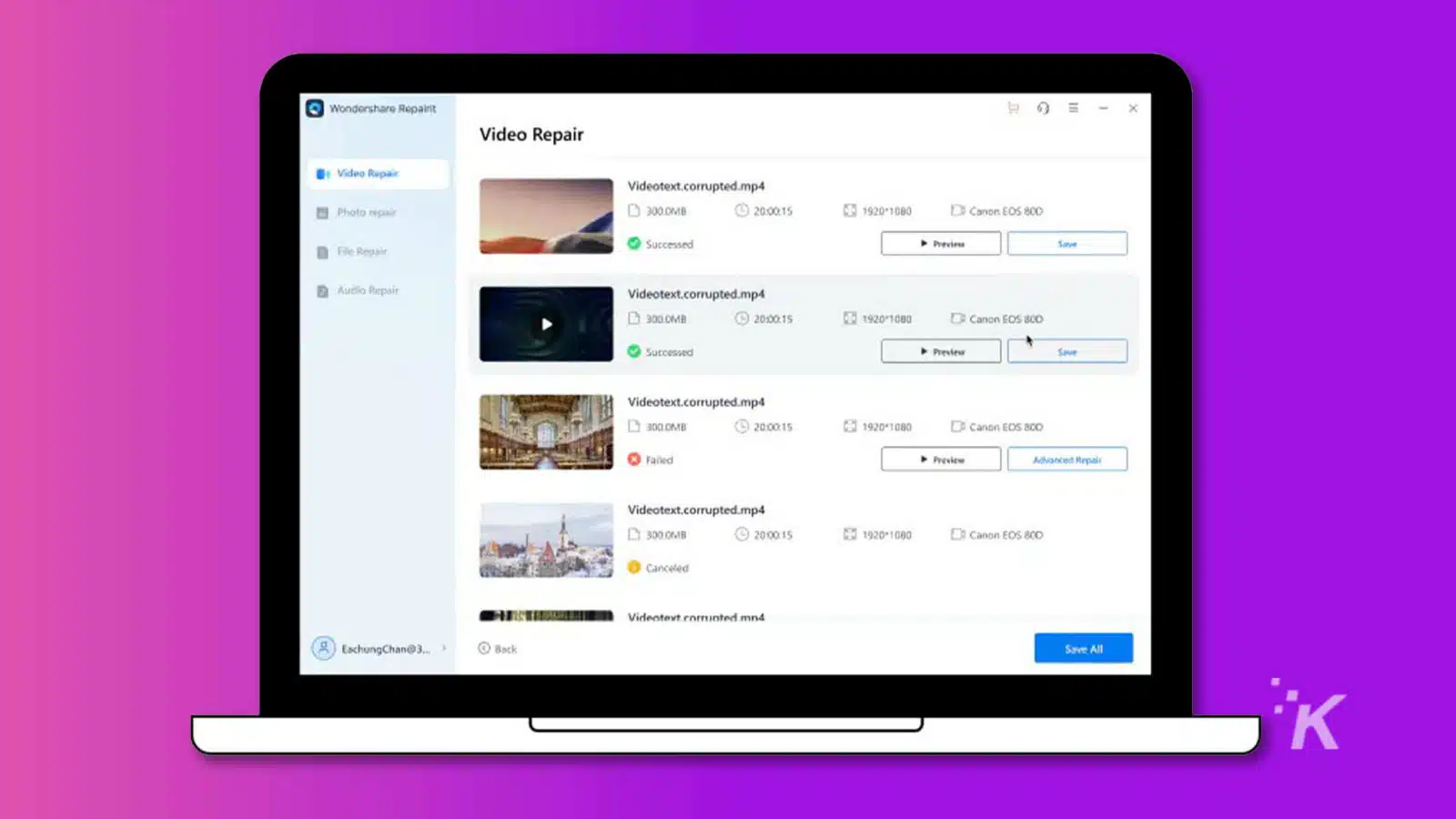 How to fix video black screen problem when playing a video