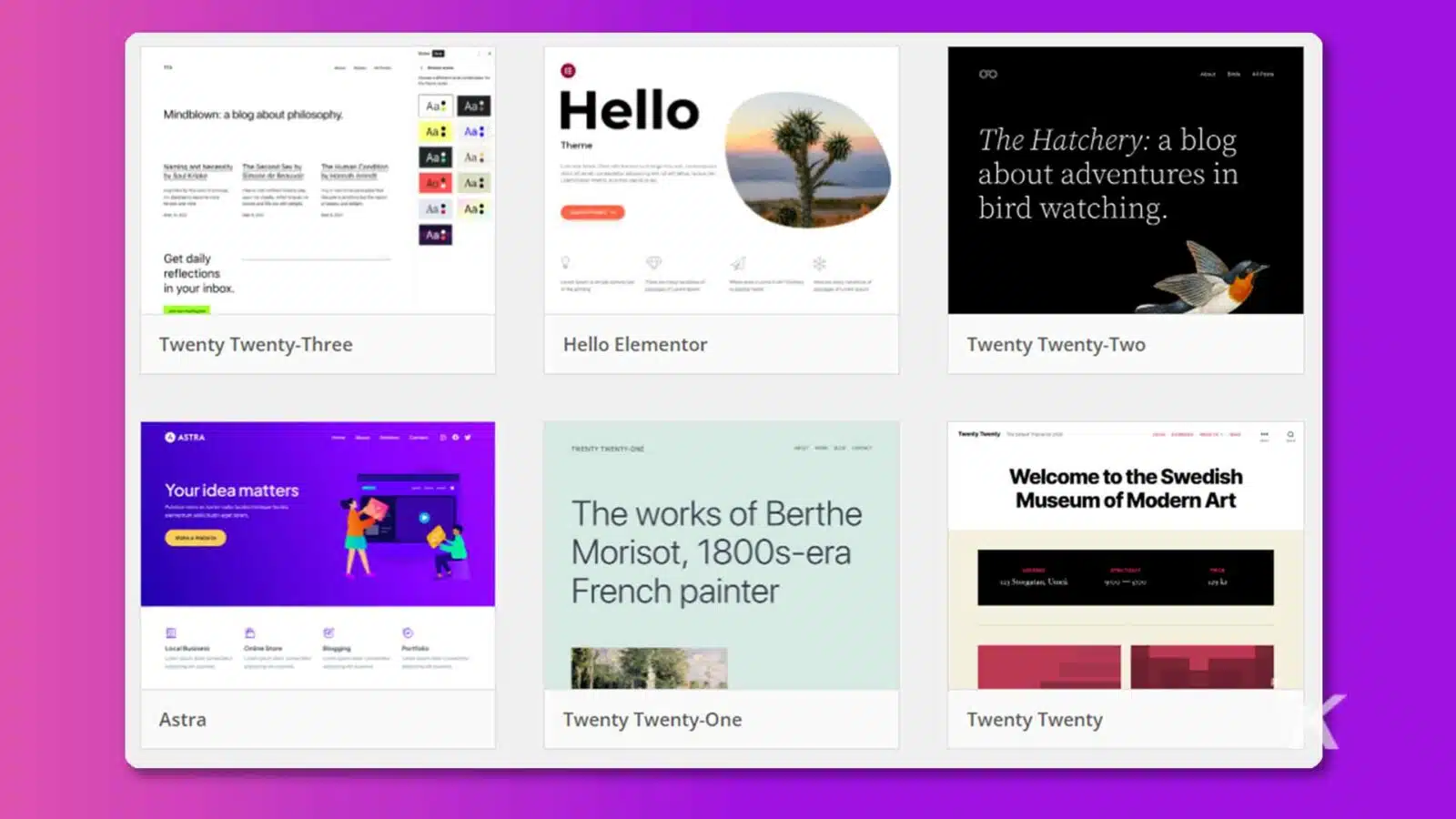 Five ways to make a website with WordPress Themes
