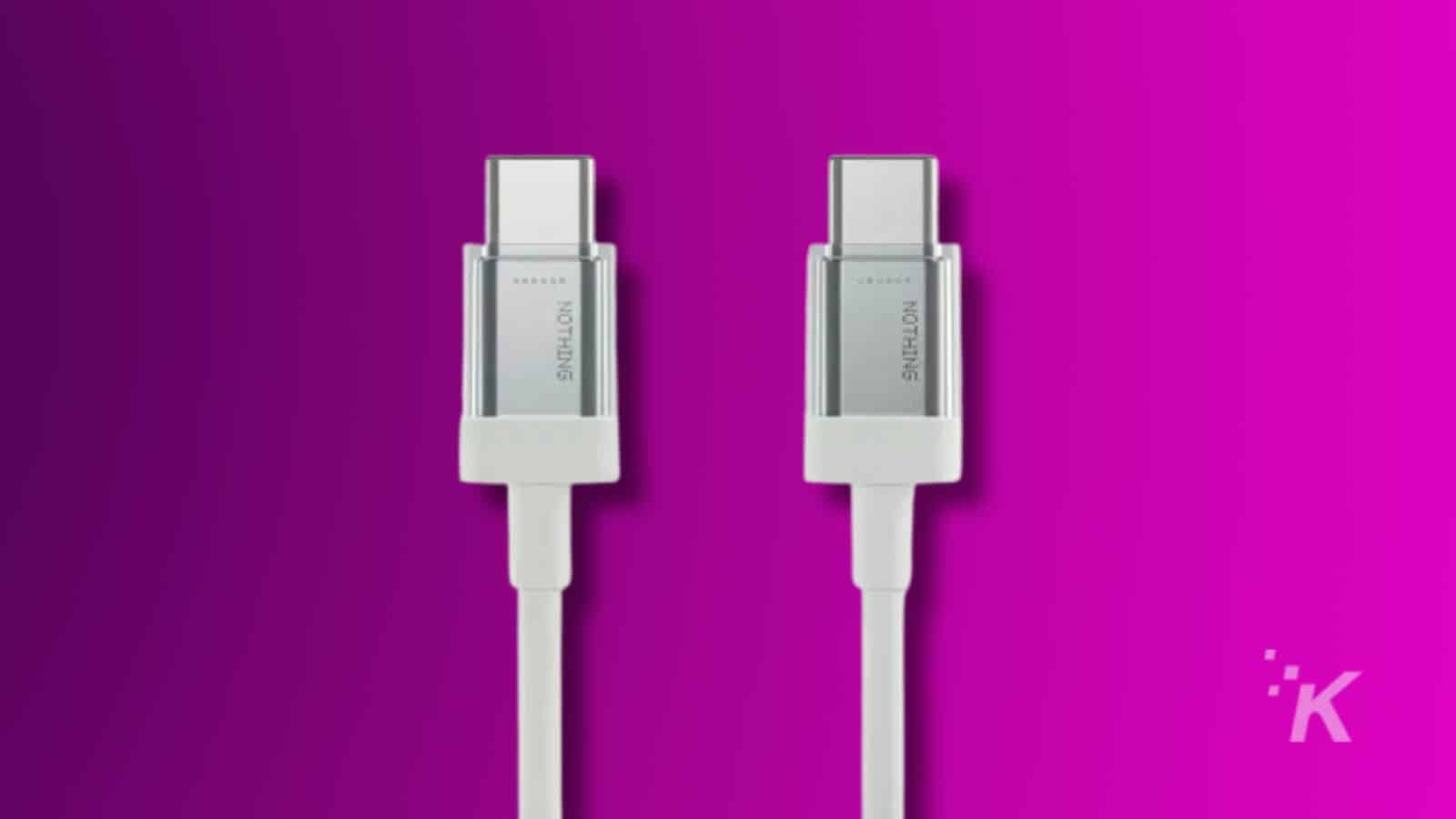 Carl Pei reveals a new Nothing Phone 2 transparent USB-C cable