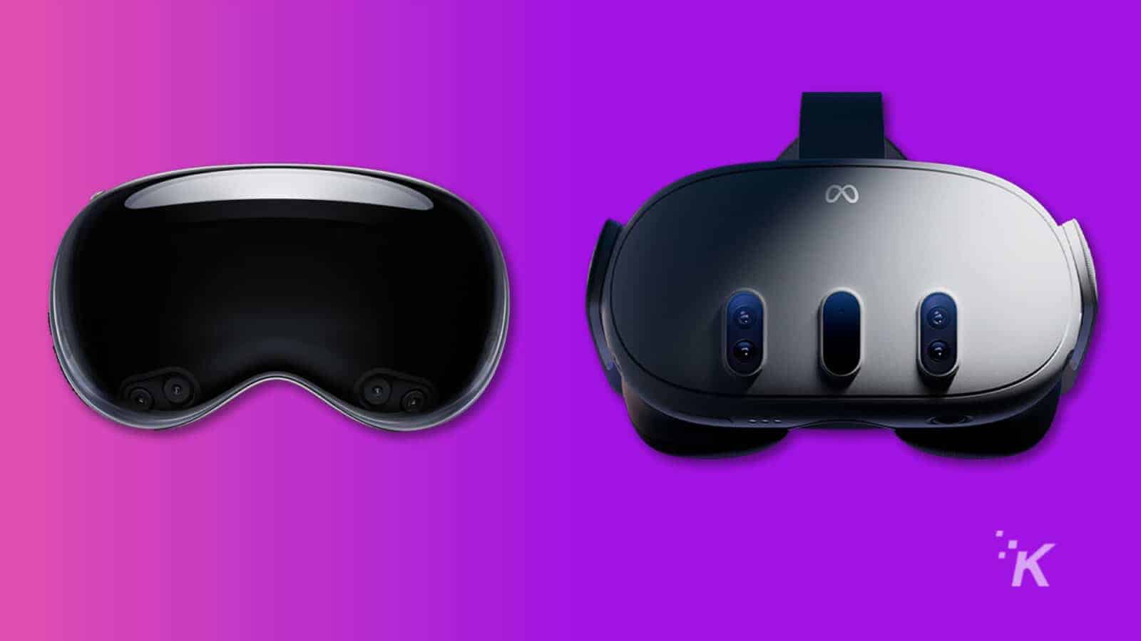 How the Apple Vision Pro compares to Meta's headsets