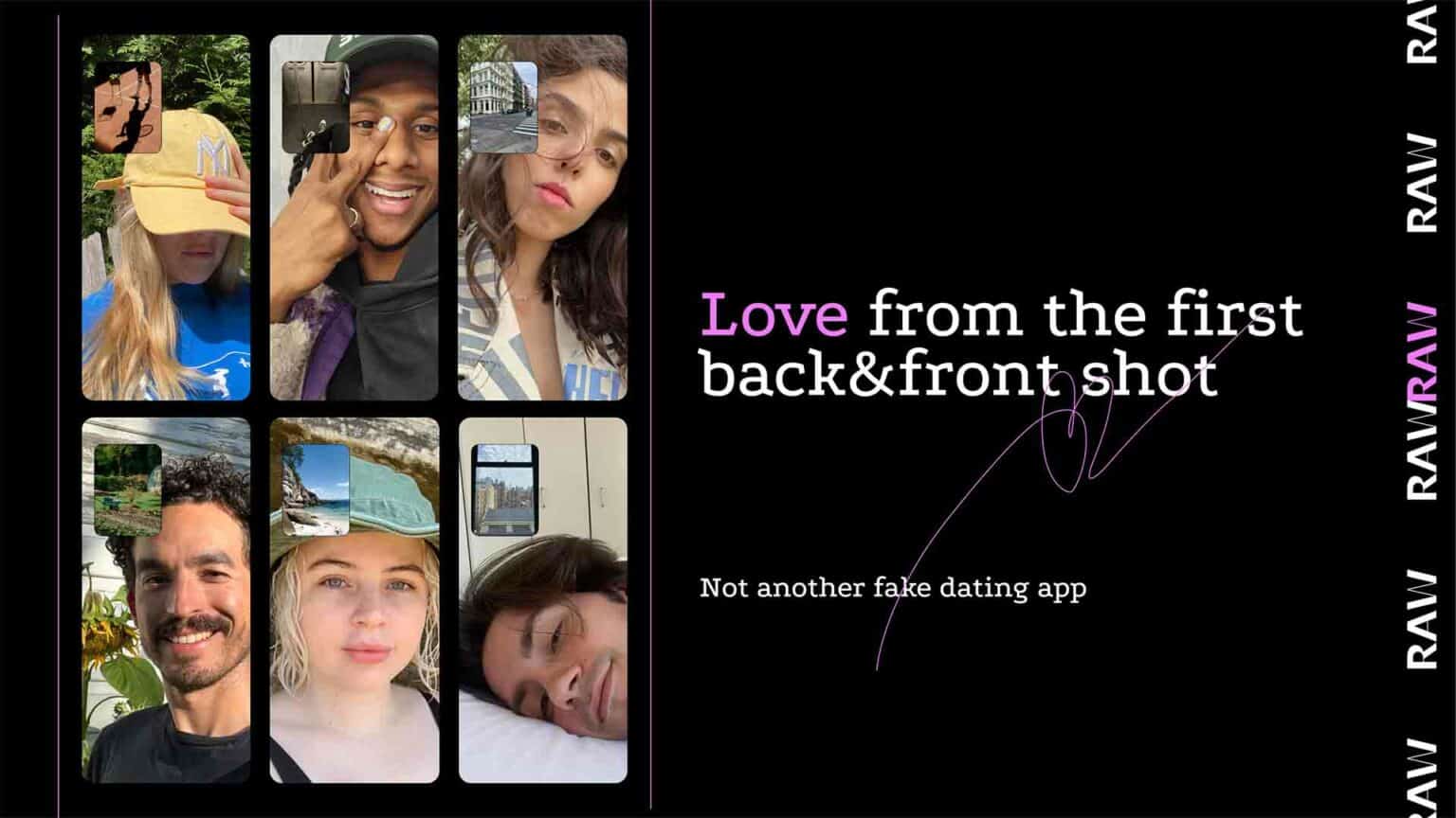 RAW: a new dating app to meet your first love again