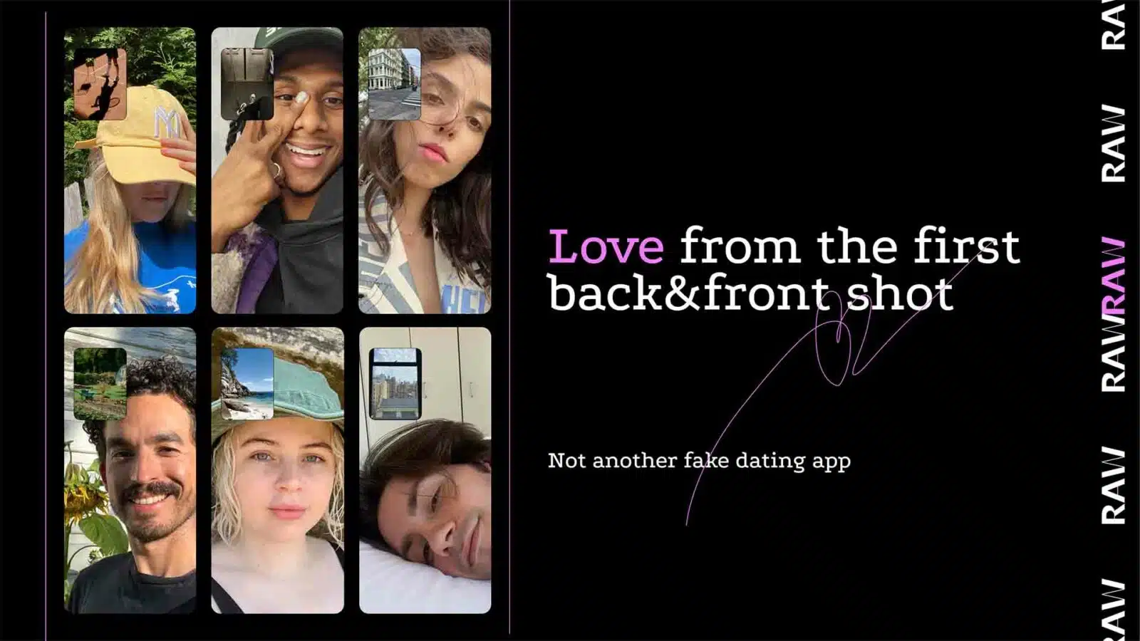 RAW: a new dating app to meet your first love again