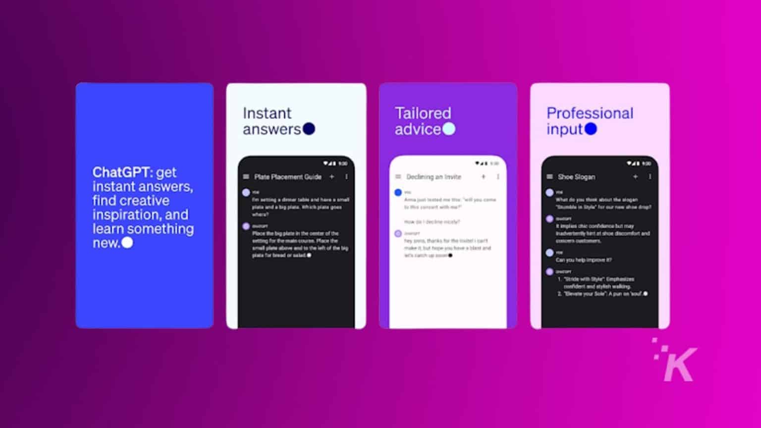 ChatGPT for Android gonna start rolling out next week