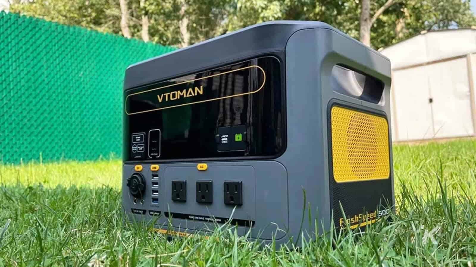 Unleashing the VTOMAN FlashSpeed 1500 portable power station | KnowTechie