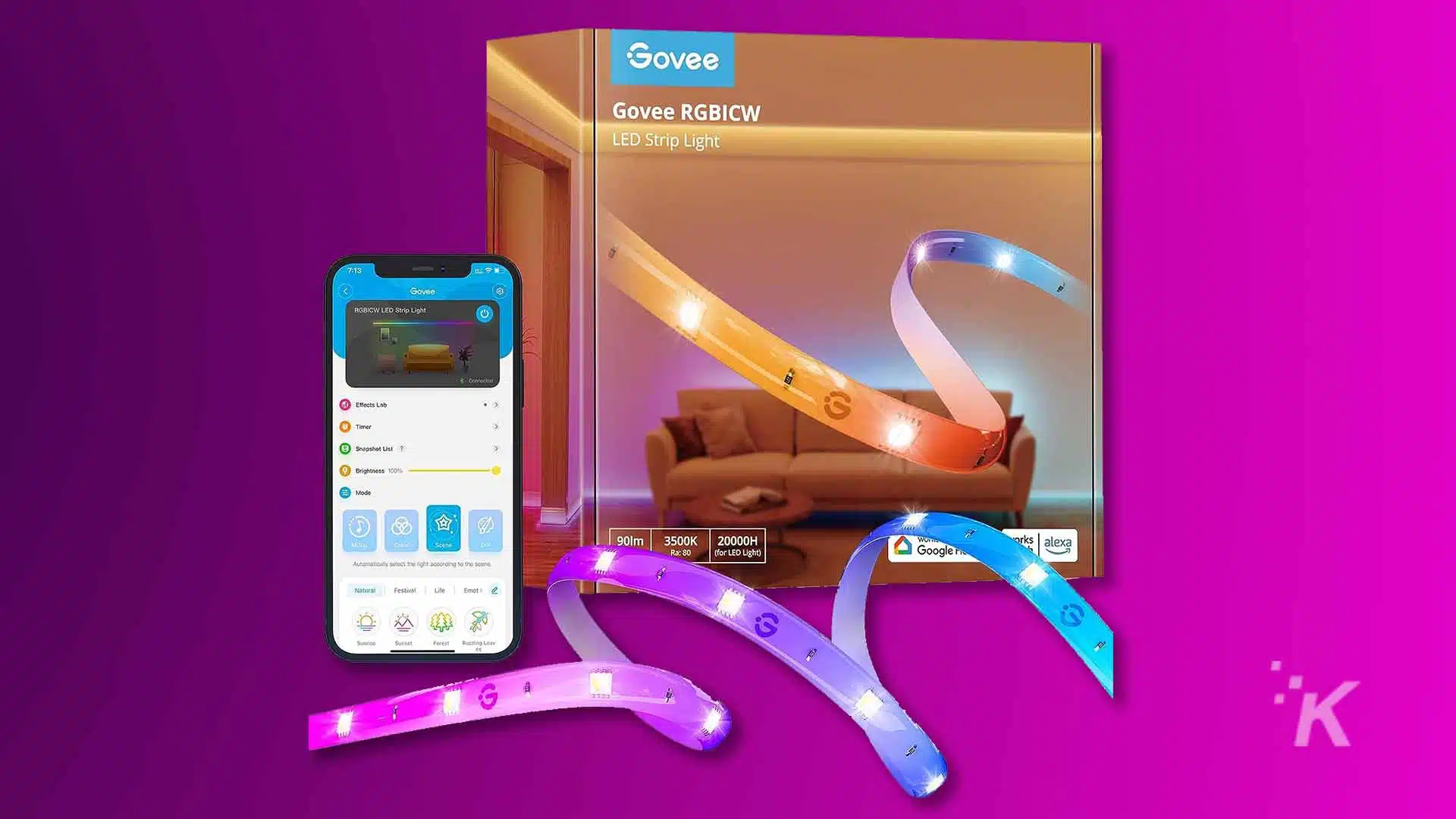 Set the mood with Govee's LED Strip Lights, now at a 40% discount ...