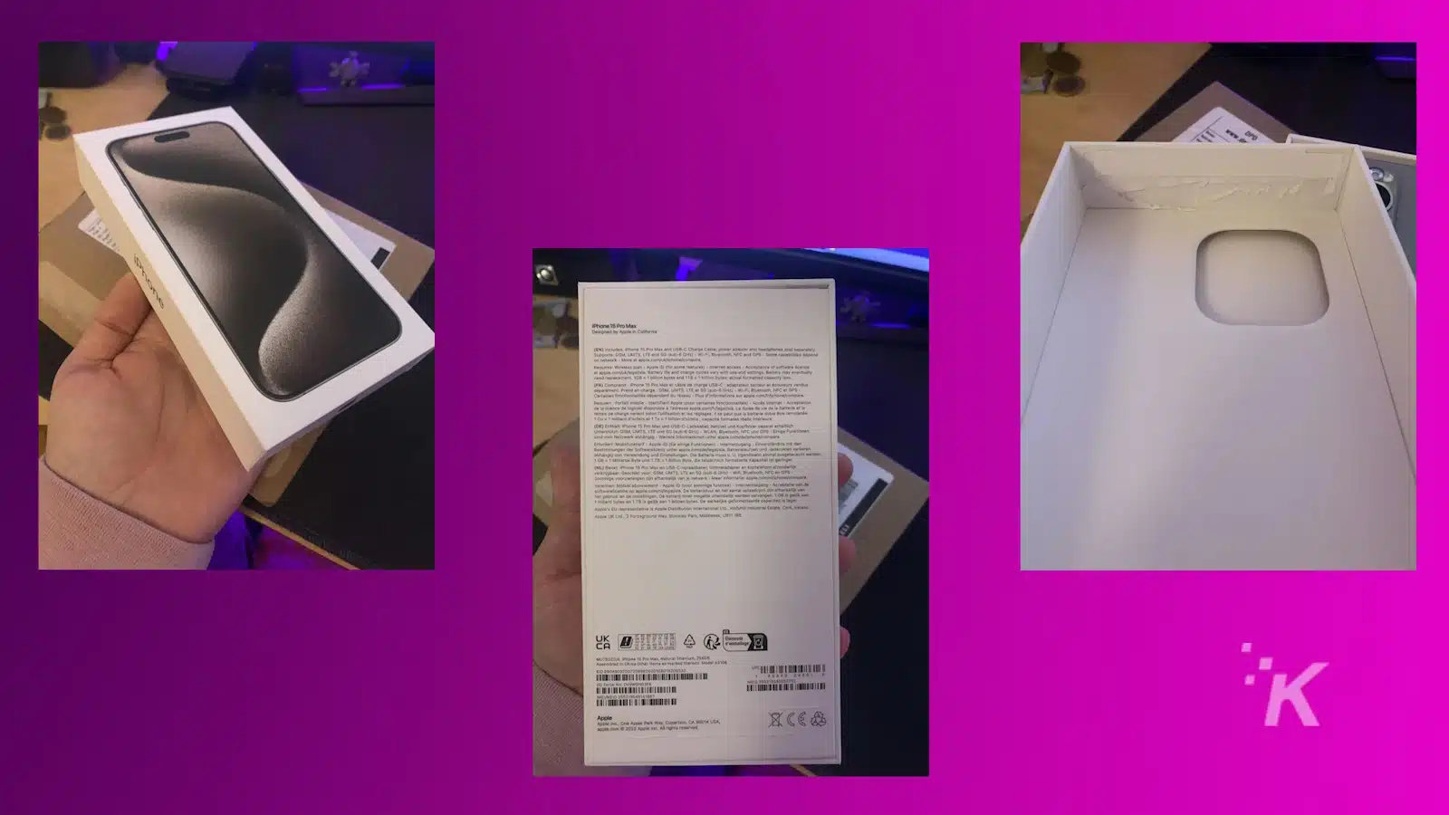 Buyer gets fake iPhone 15 Pro Max straight from Apple's online store