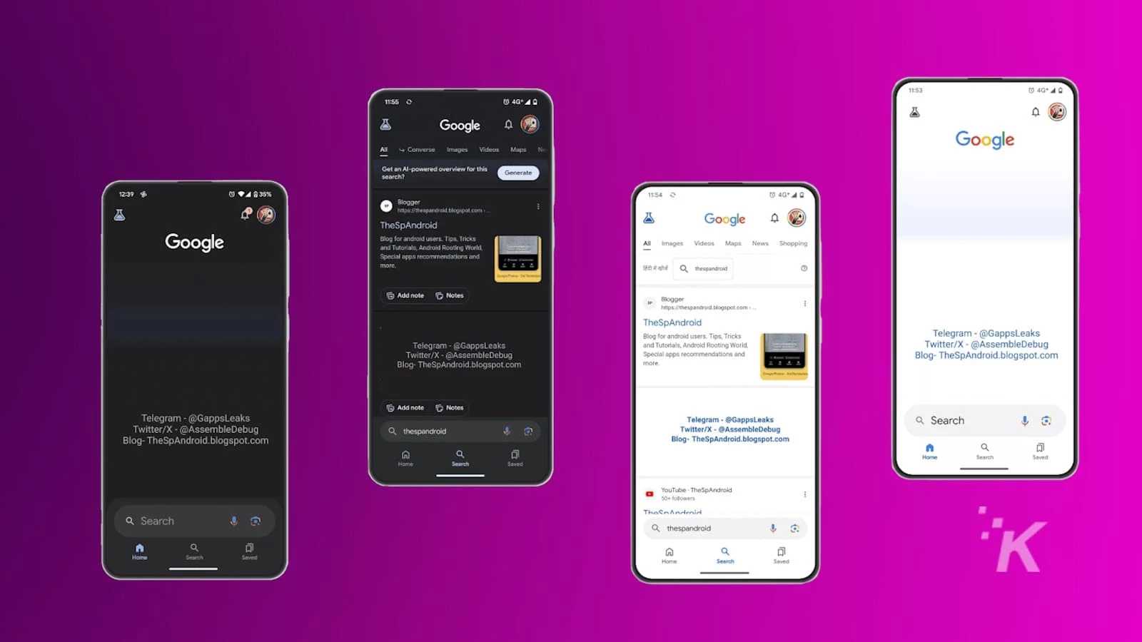 The Google App is getting a bottom search bar, says report