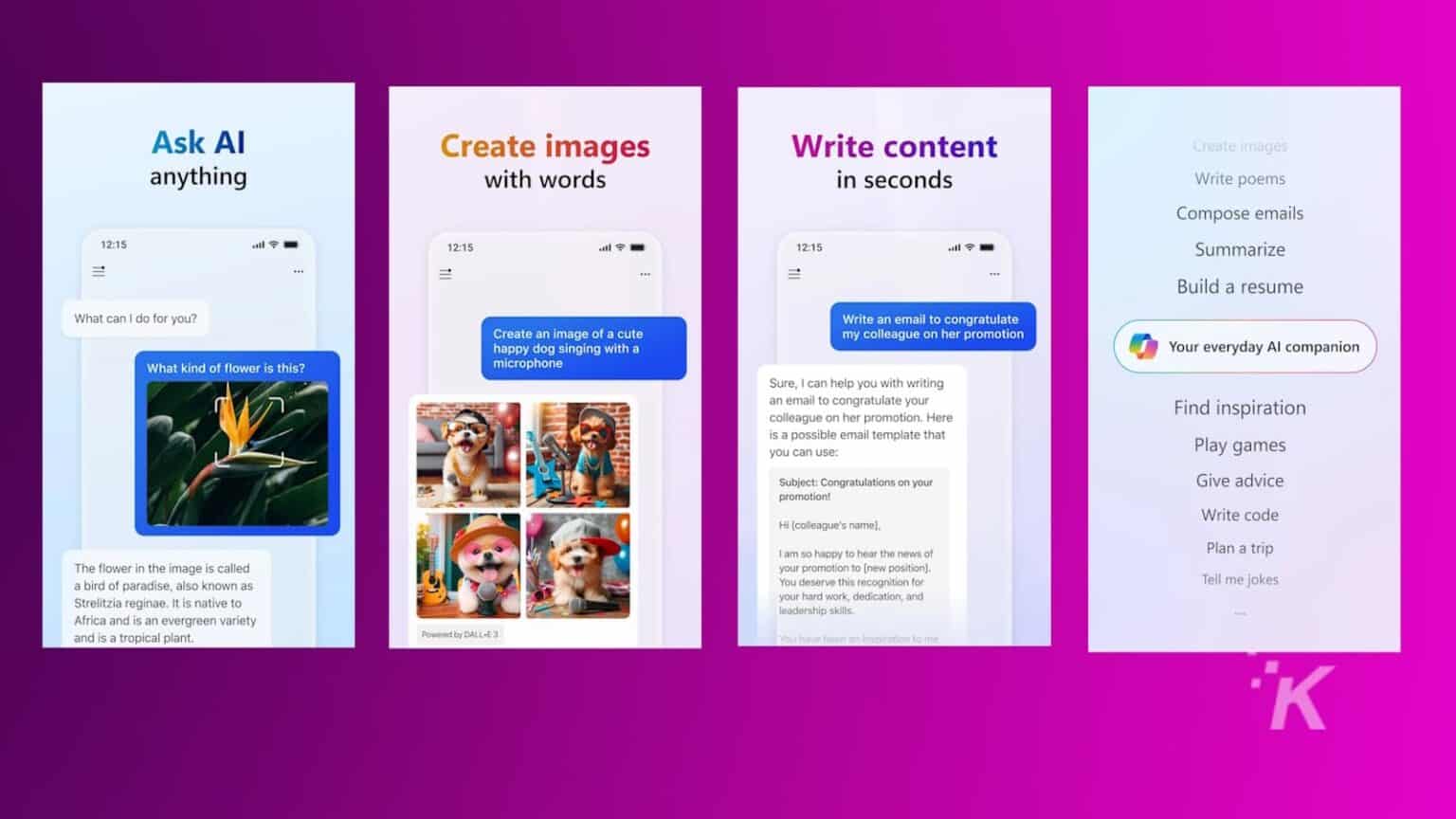Microsoft's AI chatbot, Copilot, sneaks its way onto Android | KnowTechie