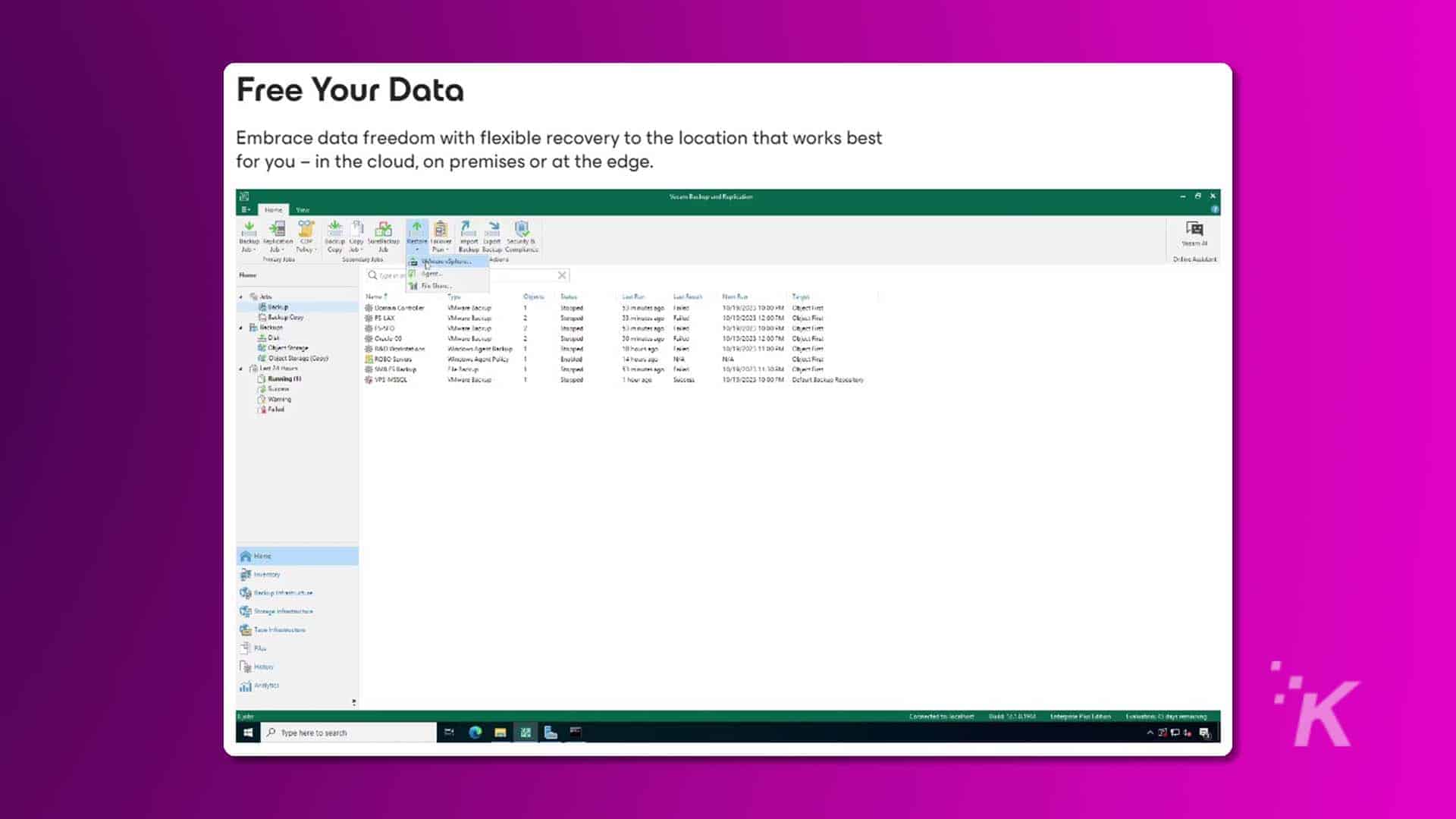 Veeam's Backup and Replication software: fast, flexible, and reliable ...