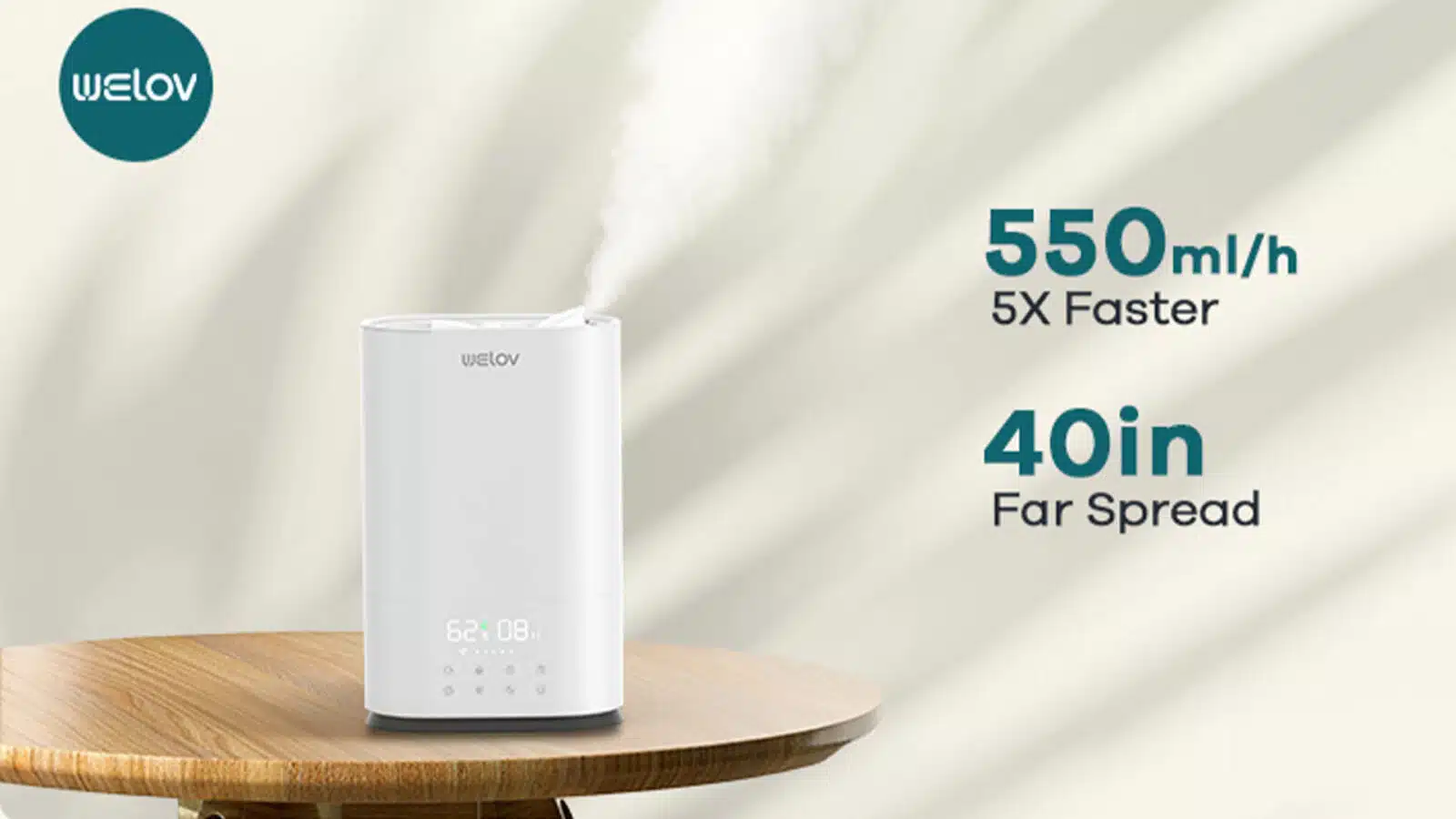 Maximize indoor air comfort with WELOV's H500 Pro smart humidifier ...