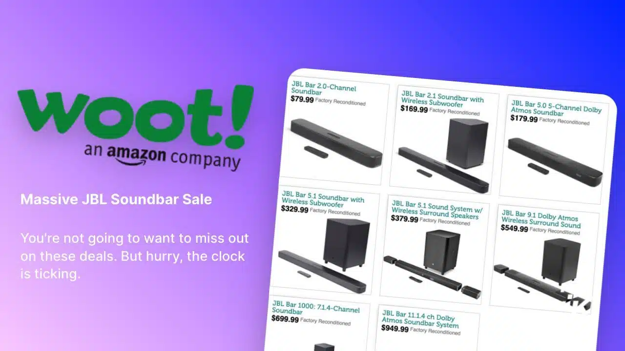 Woot is hosting a massive sale on JBL soundbars right now | KnowTechie