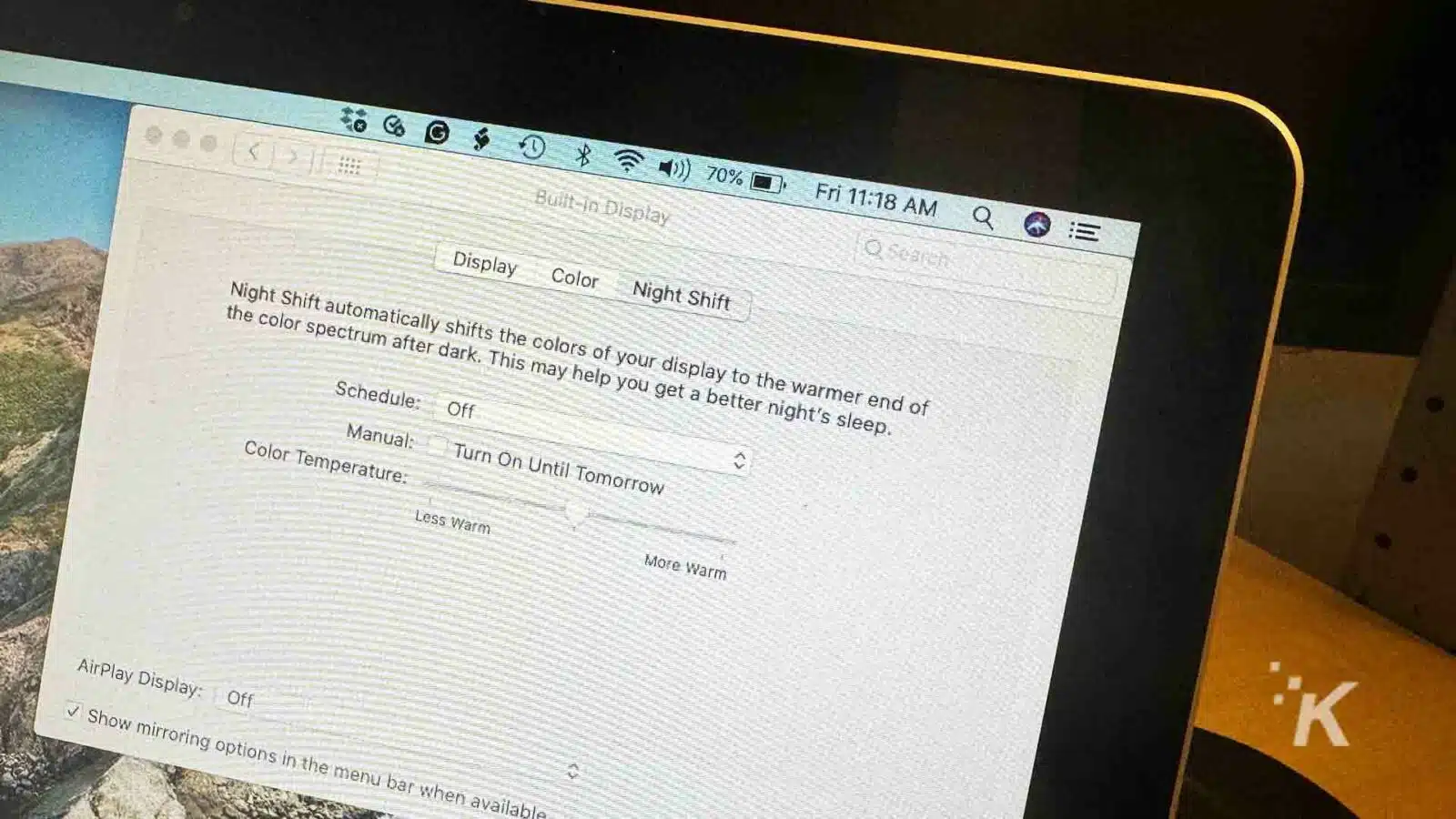 How to minimize blue light exposure from your Macbook | KnowTechie