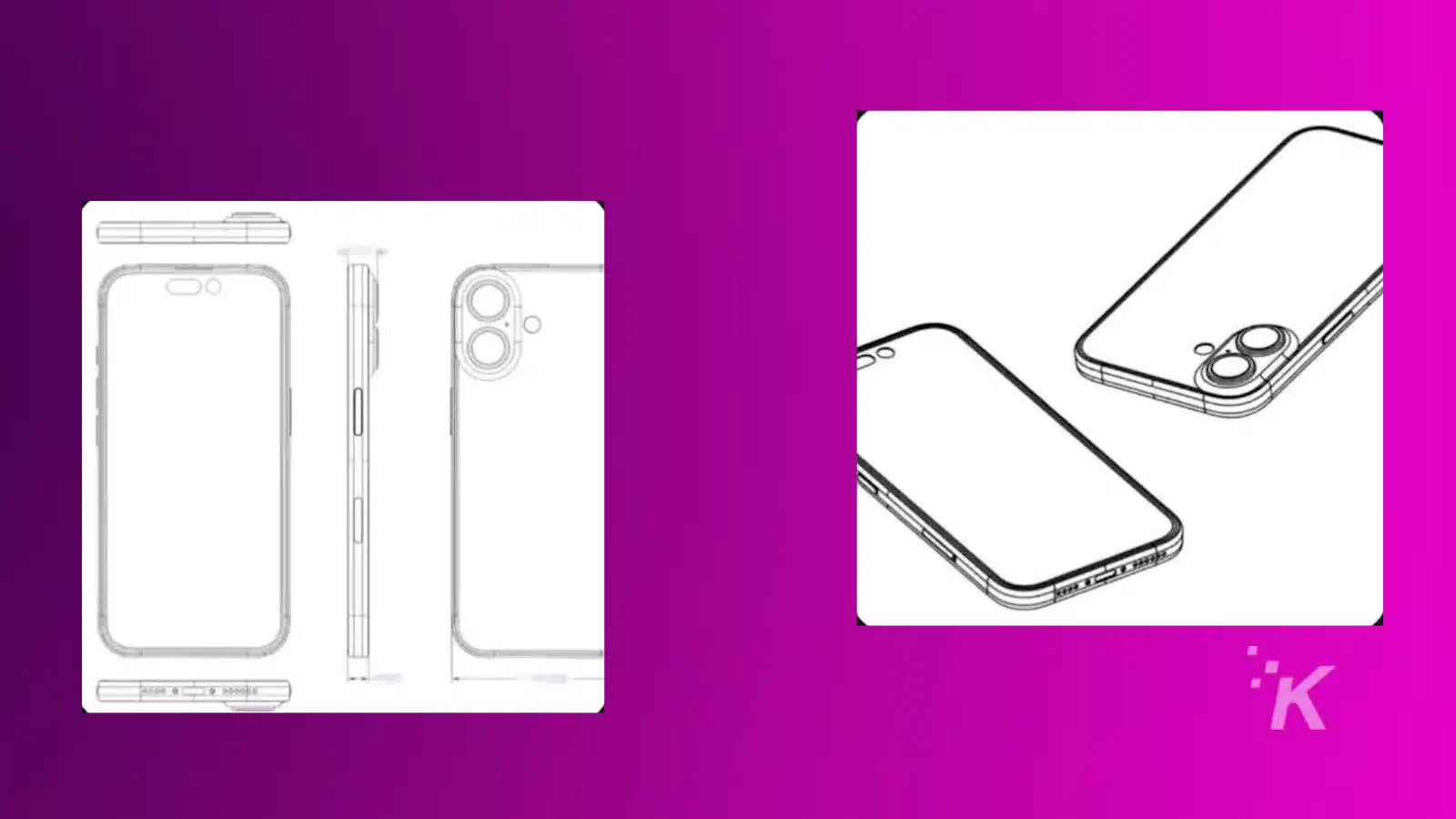 Latest iPhone 16 leaked schematics corroborate vertically aligned back ...