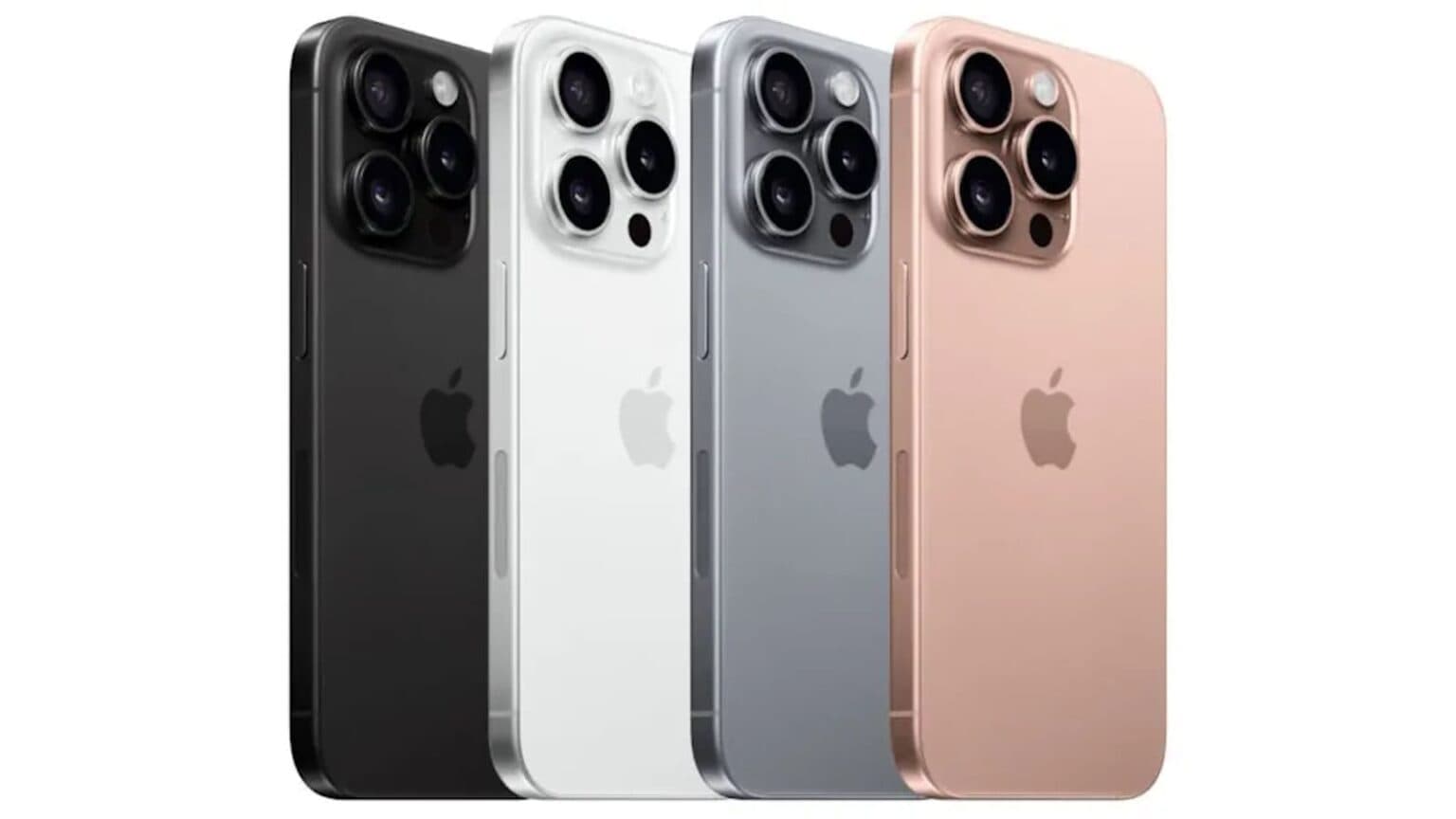 Leak reveals Apple iPhone 16 Pro Space Black and Rose colorways