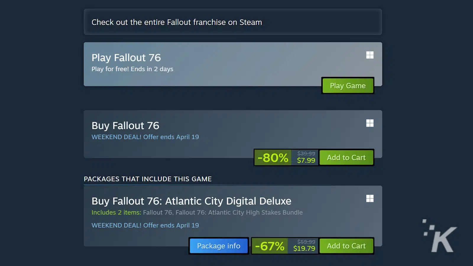 Fallout games reach an all-time high on Steam