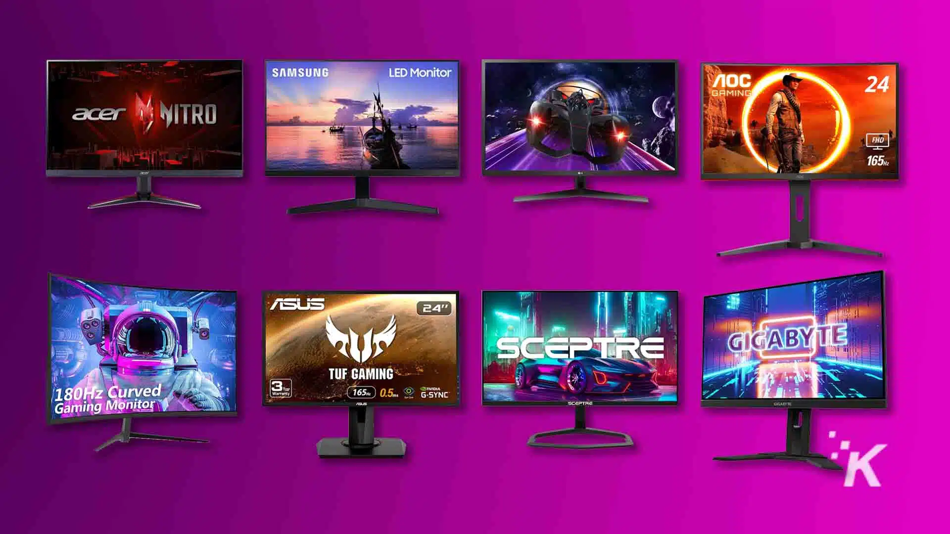 The best monitors for under $200 (2024) | KnowTechie