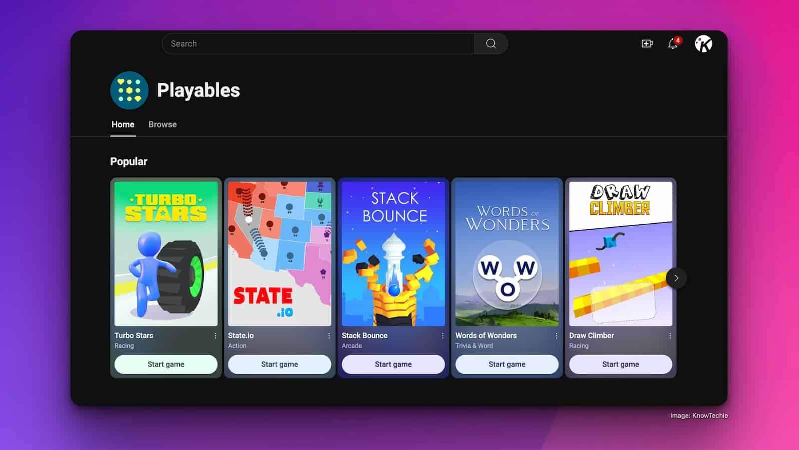 YouTube Rolls Out Free Games to All Users, Challenges App Stores