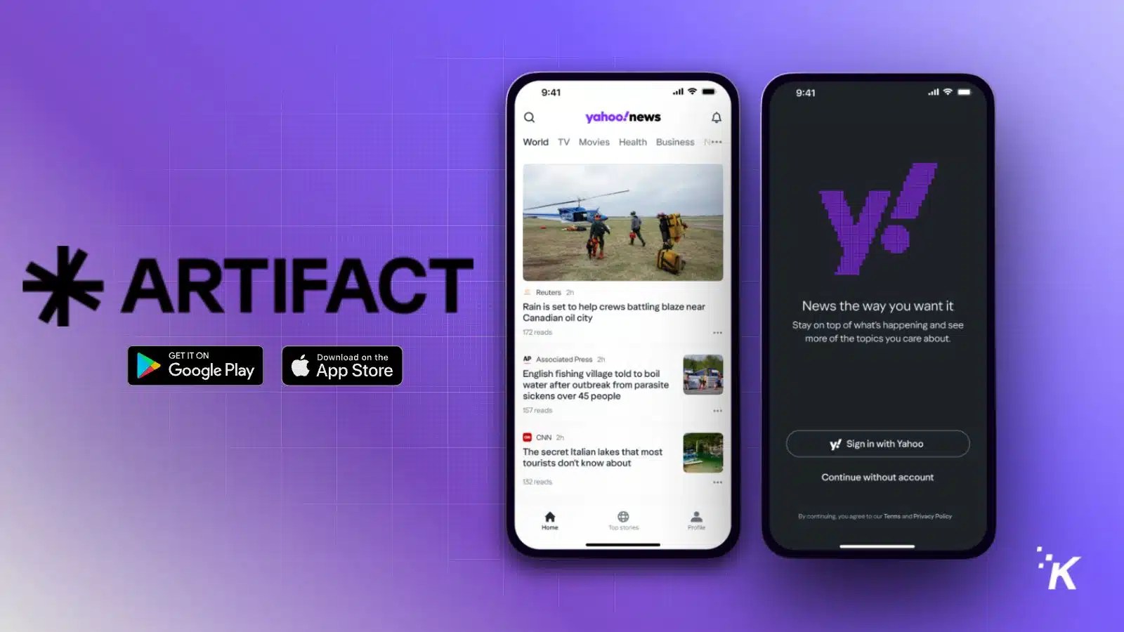 Yahoo's new news app is a shockingly good rebirth of Artifact | KnowTechie