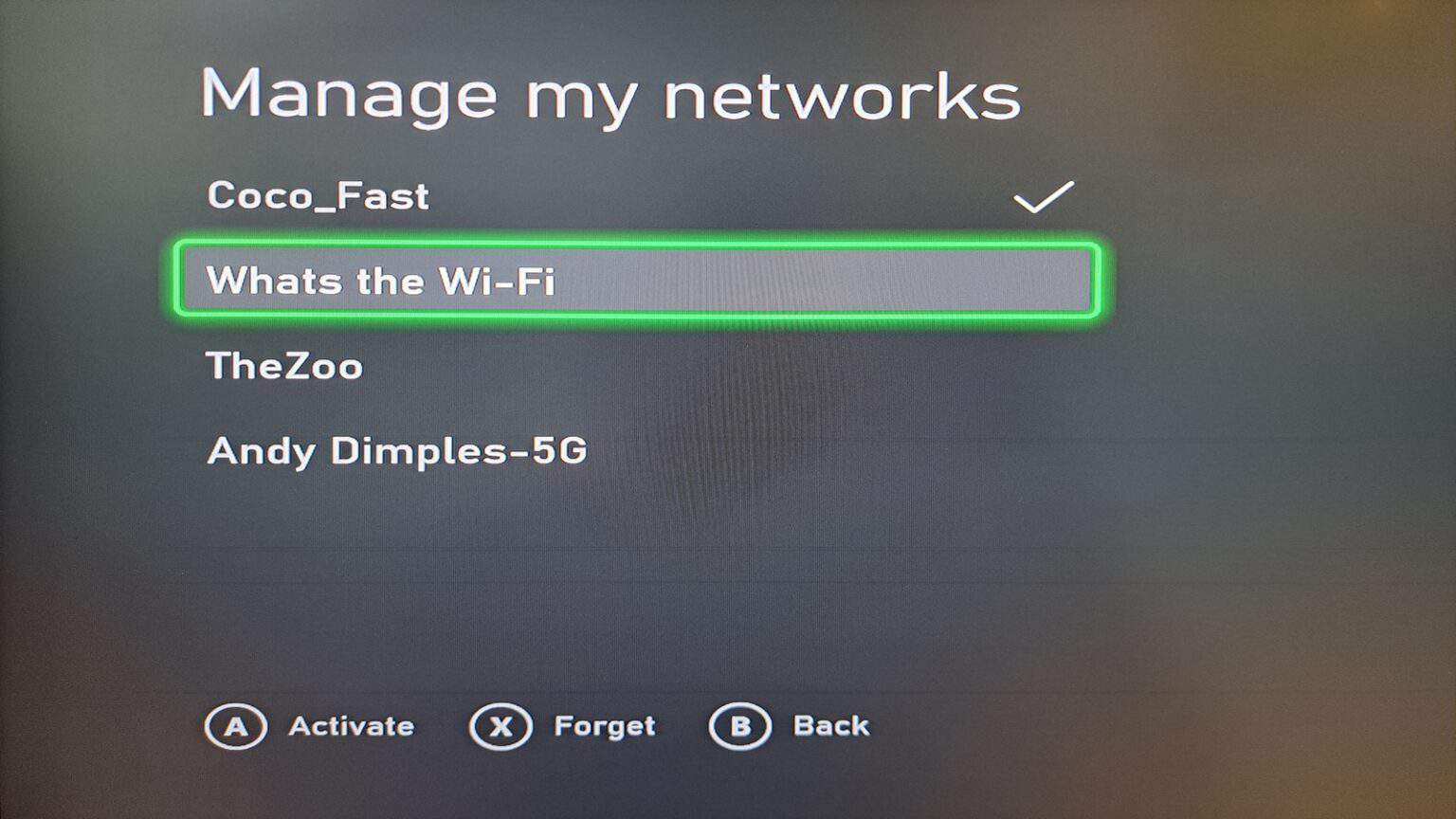 How to save Wi-Fi passwords on Xbox Series X