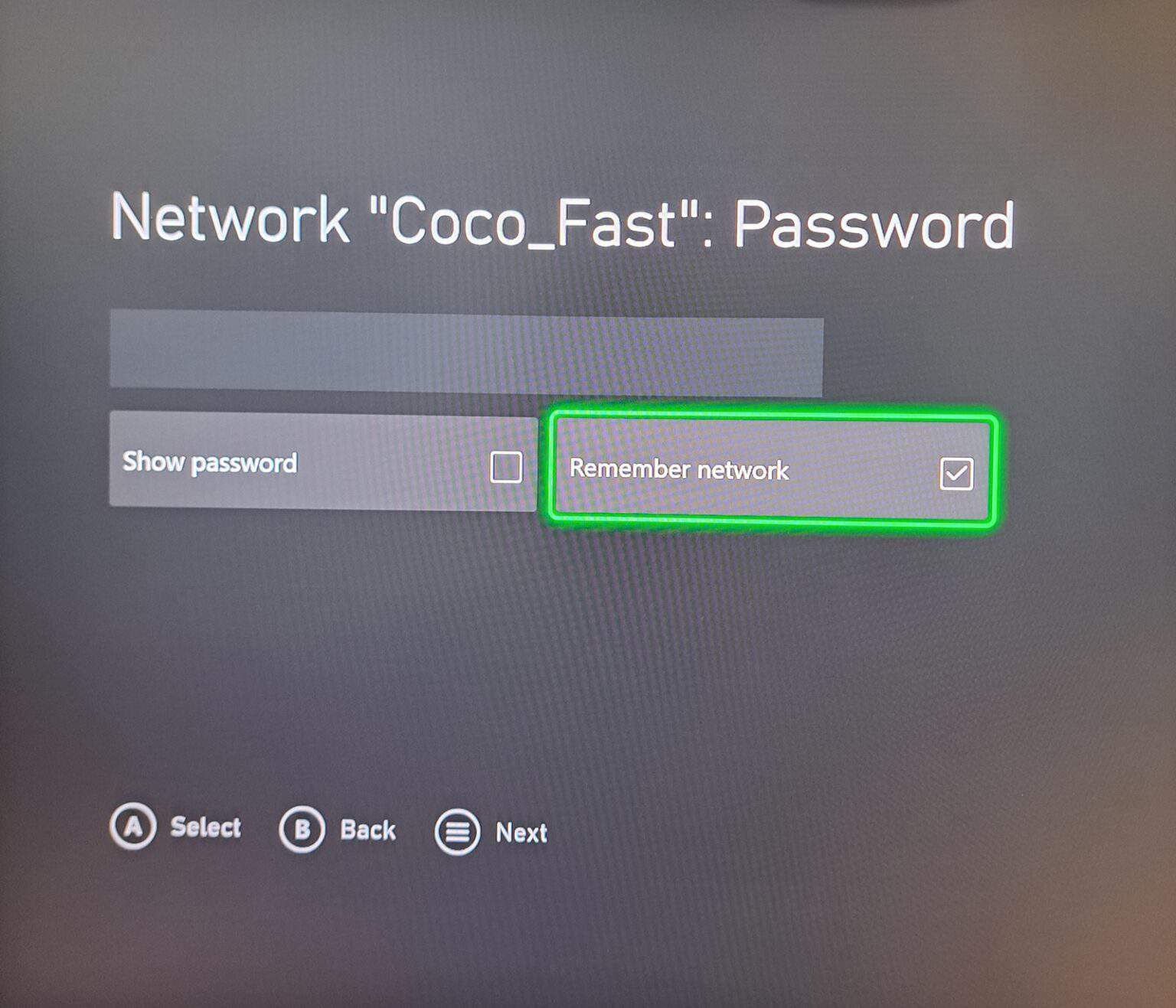 How to save Wi-Fi passwords on Xbox Series X