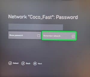 How to save Wi-Fi passwords on Xbox Series X