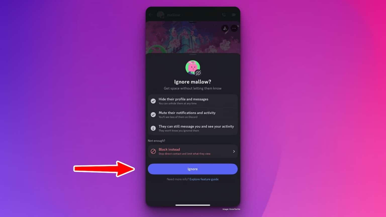 Discord Adds 'Ignore' Button to Block Unwanted Chats